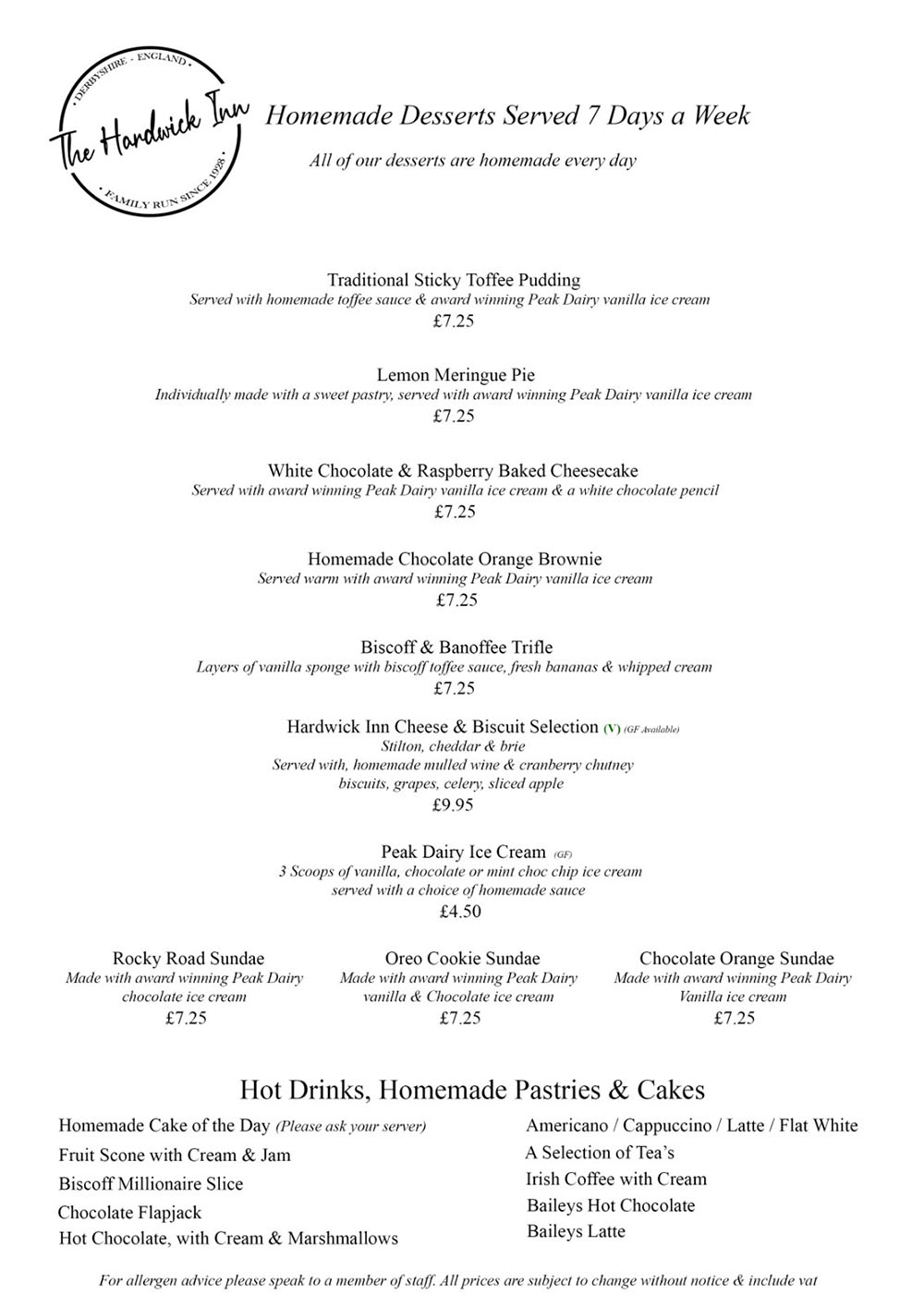 The Hardwick Inn >> Chesterfield, Derbyshire >> Traditional Public House