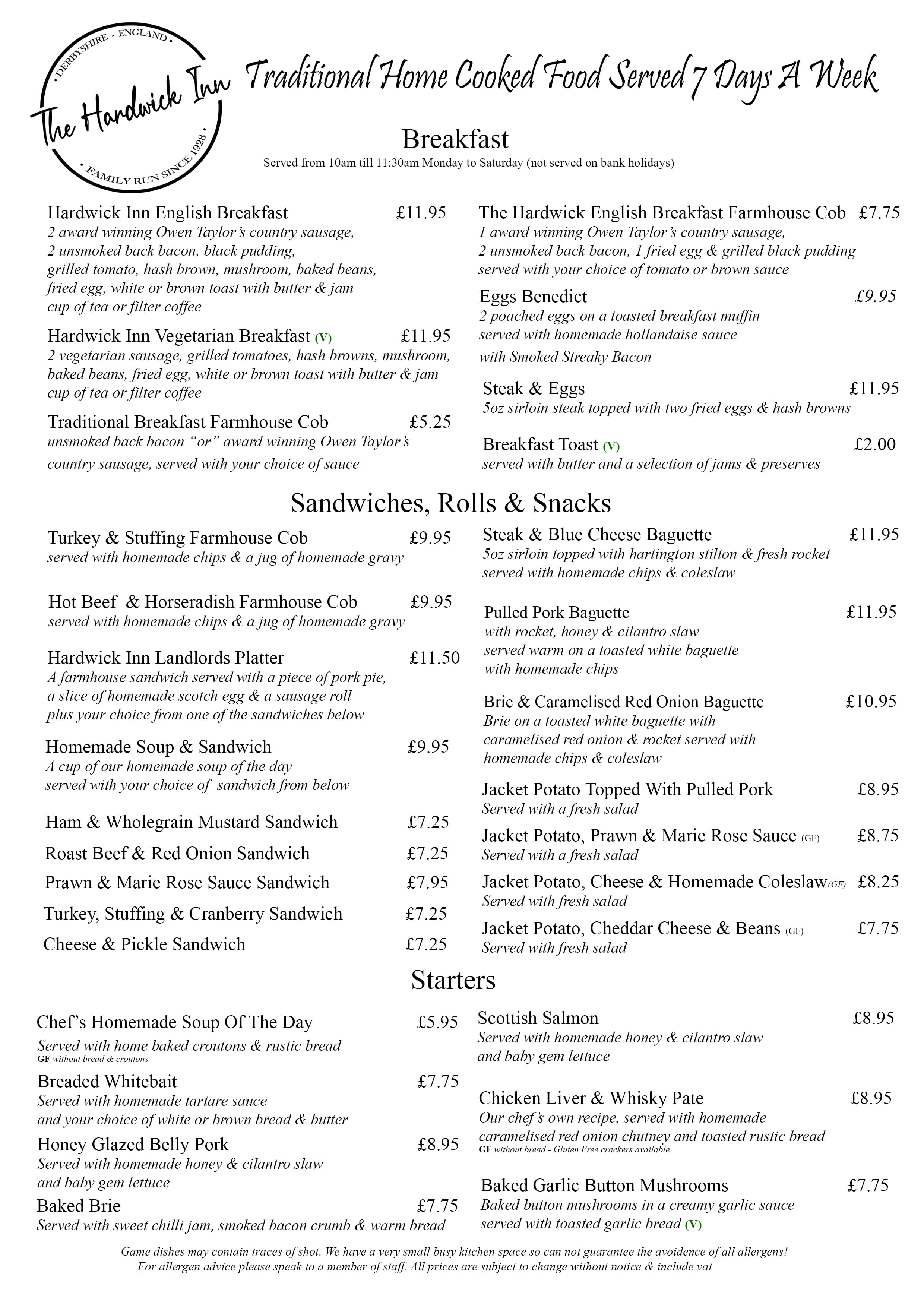 The Hardwick Inn >> Chesterfield, Derbyshire >> Traditional Public House